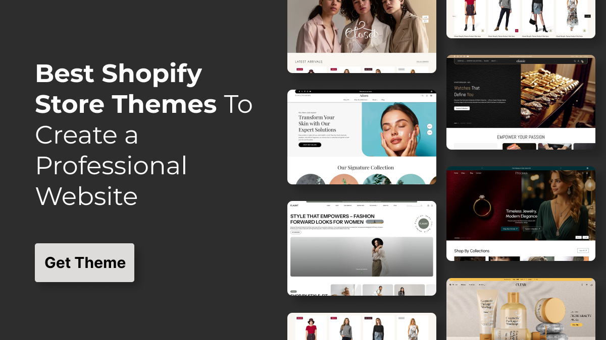 Best Shopify Store Themes To Create a Professional Website Buywptemplates