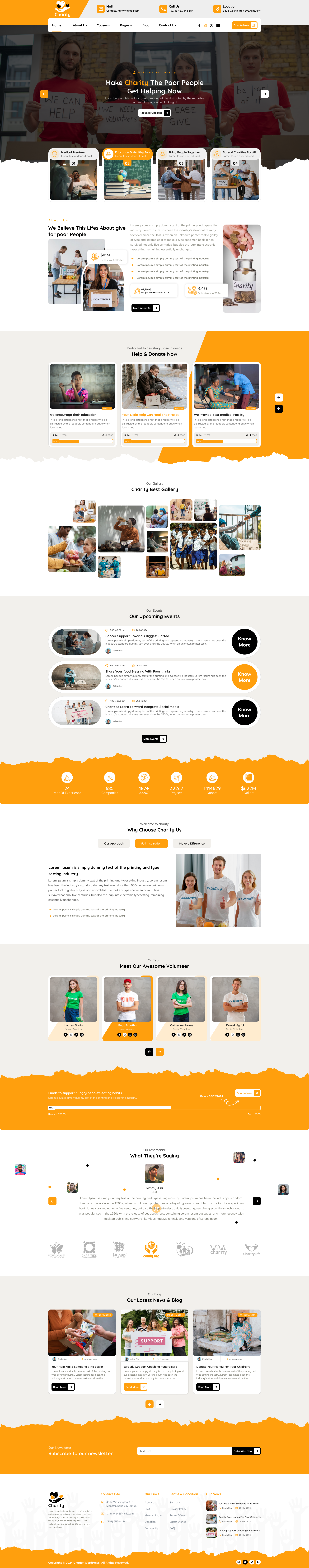 Charity Welfare WordPress Theme - Create Stunning Non-Profit Website ...