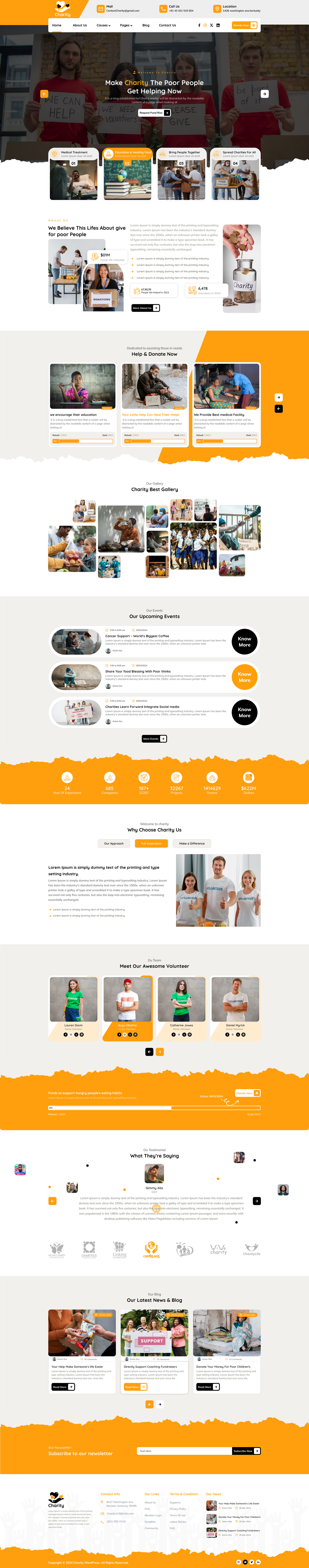 Charity Welfare WordPress Theme - Create Stunning Non-Profit Website ...